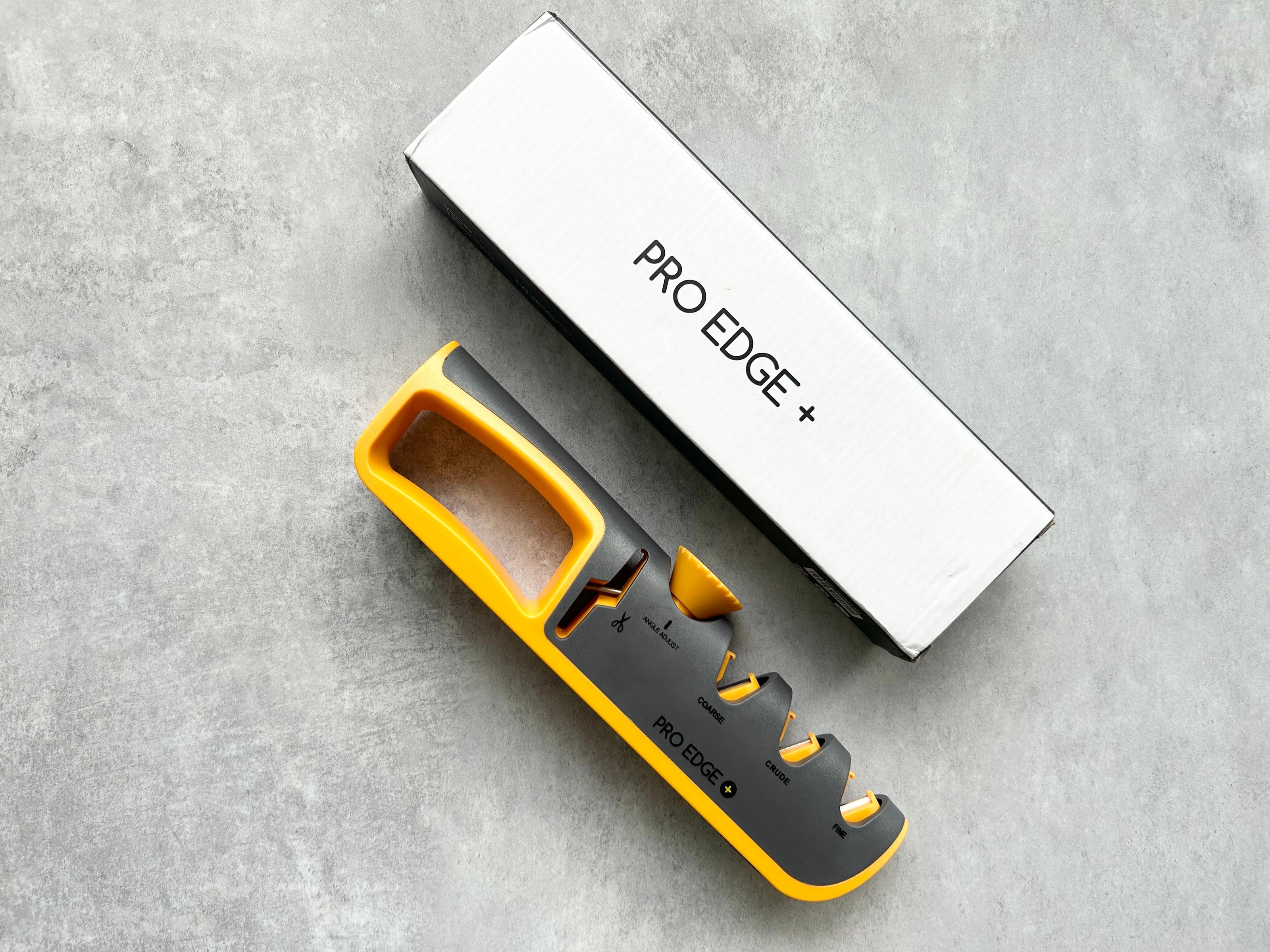 PRO EDGE+ Angle Adjustable Knife Sharpener, Designed by Raythesharpene