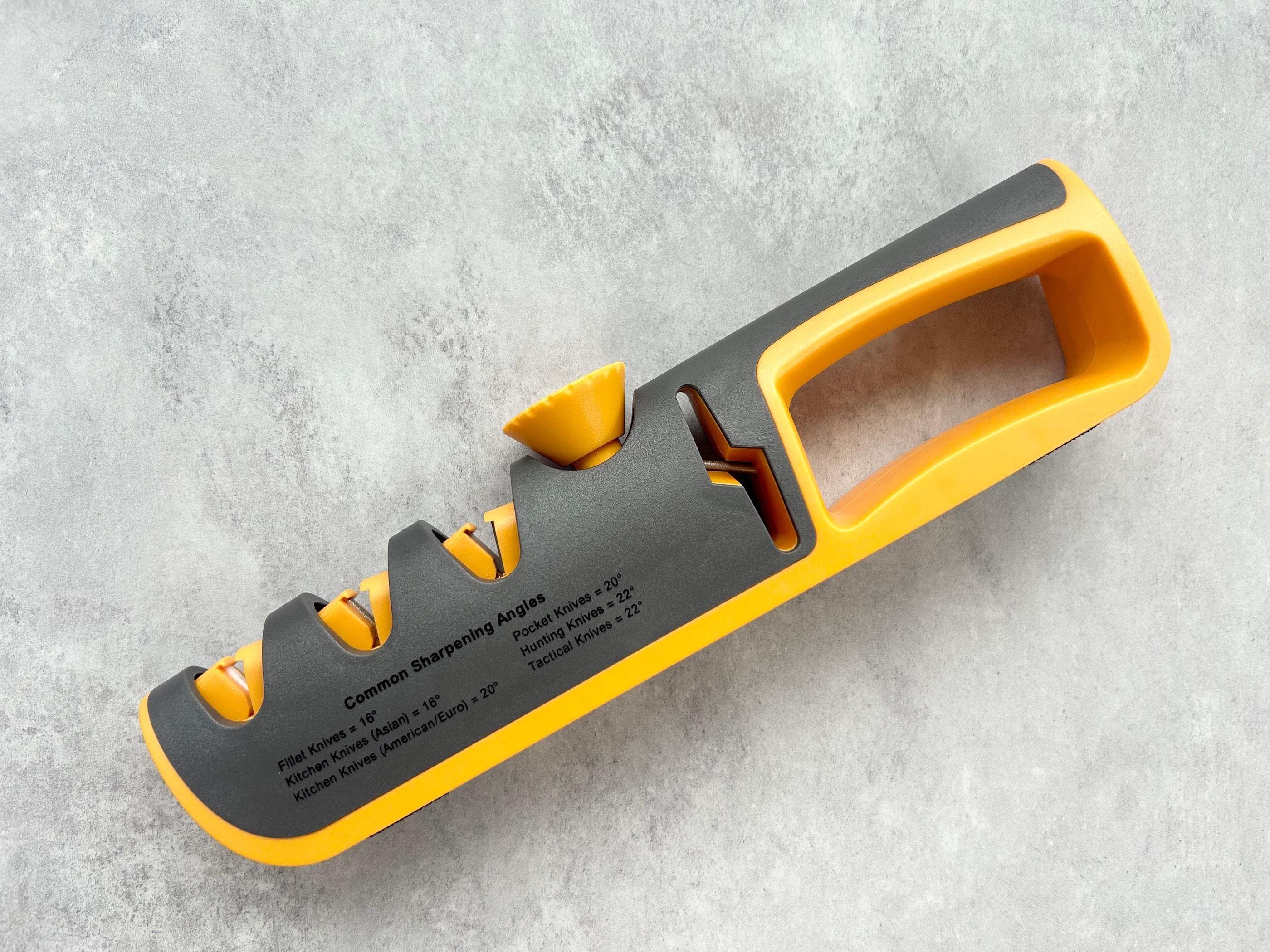 PRO EDGE+ Angle Adjustable Knife Sharpener, Designed by Raythesharpene
