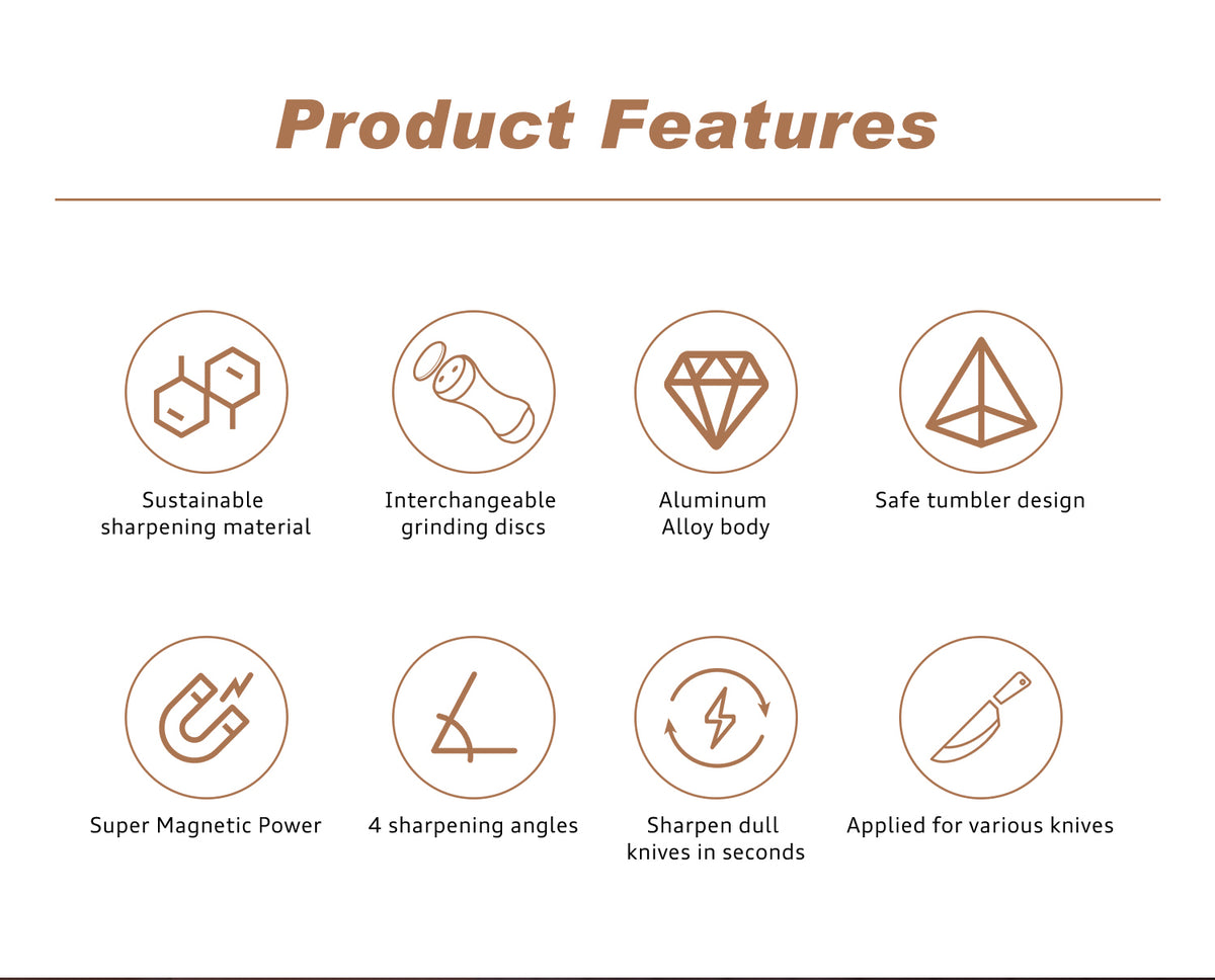 Rolling Stone PRO rolling knife sharpener